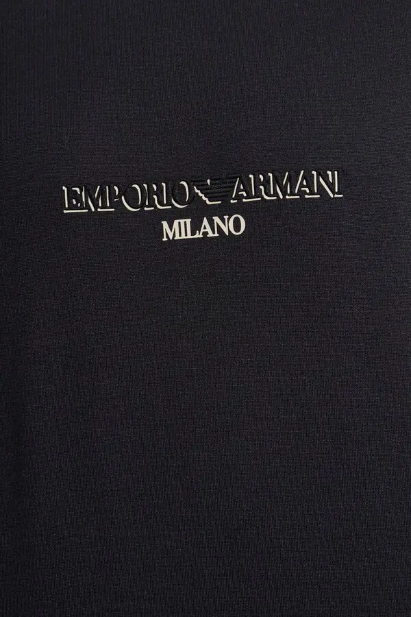 Emporio Armani T-shirt With A Raised Logo