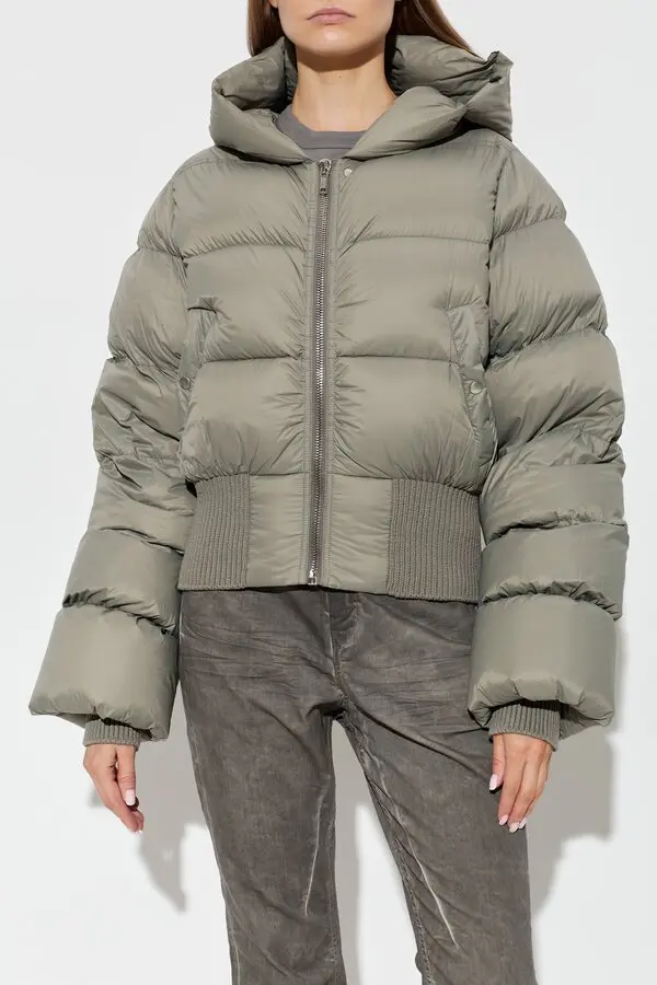 Rick Owens Puffer Jacket With Hood