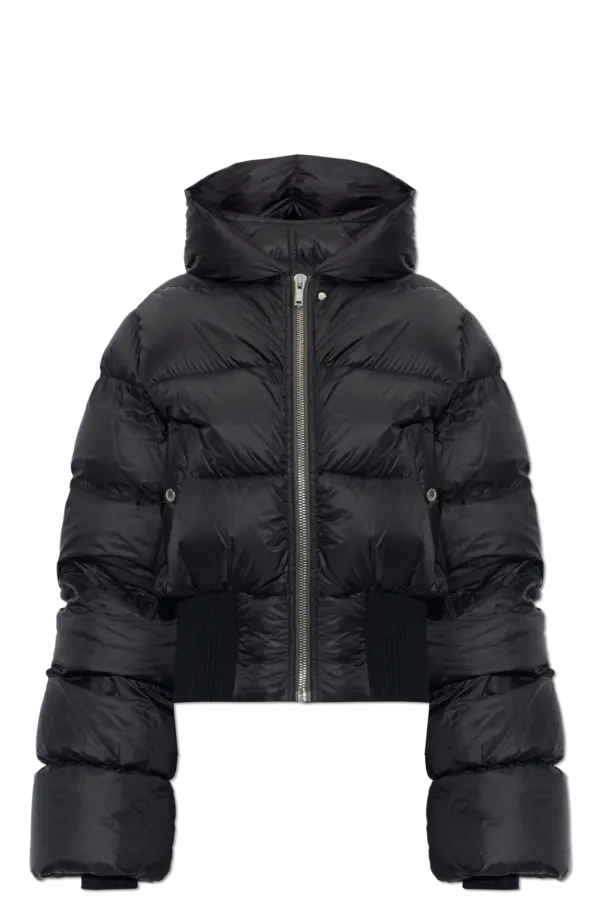 Rick Owens Quilted Jacket With Hood