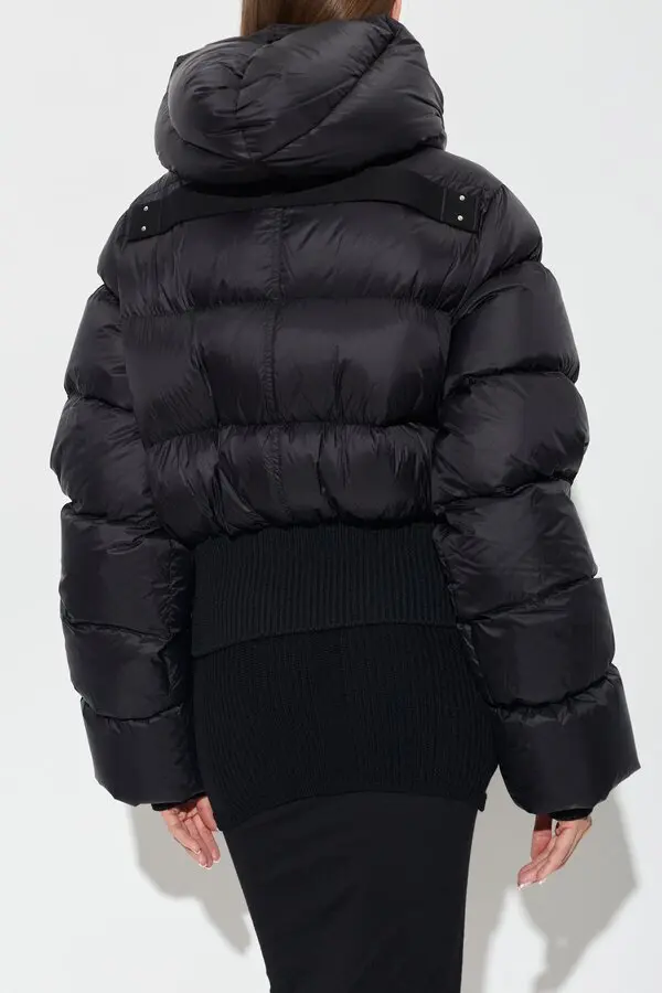 Rick Owens Quilted Jacket With Hood