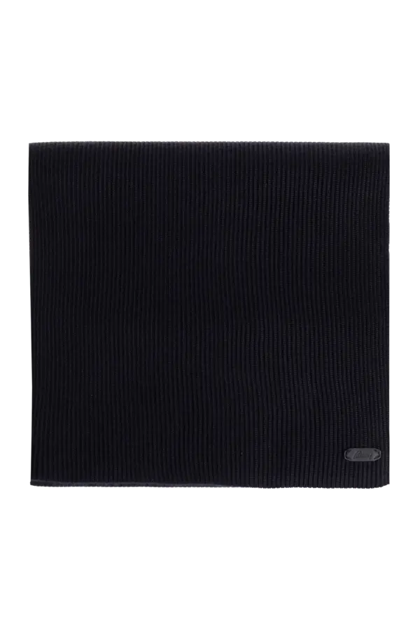 Brioni Wool Scarf - Navy Blue
