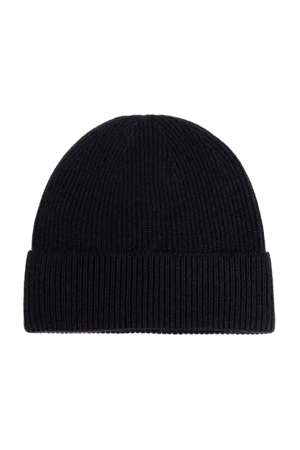 Brioni Wool Beanie With Patch