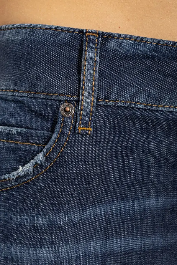 Dsquared2 Denim Skirt With Pockets