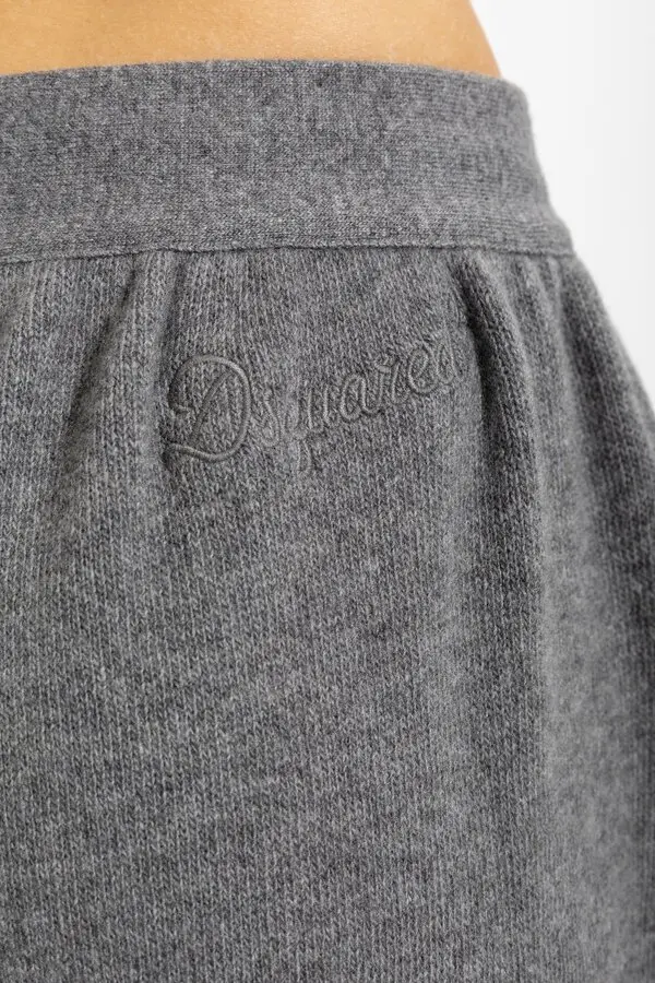 Dsquared2 Wool Wide-leg Trousers