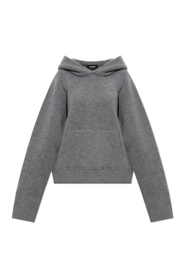 Dsquared2 Wool Hoodie Sweater