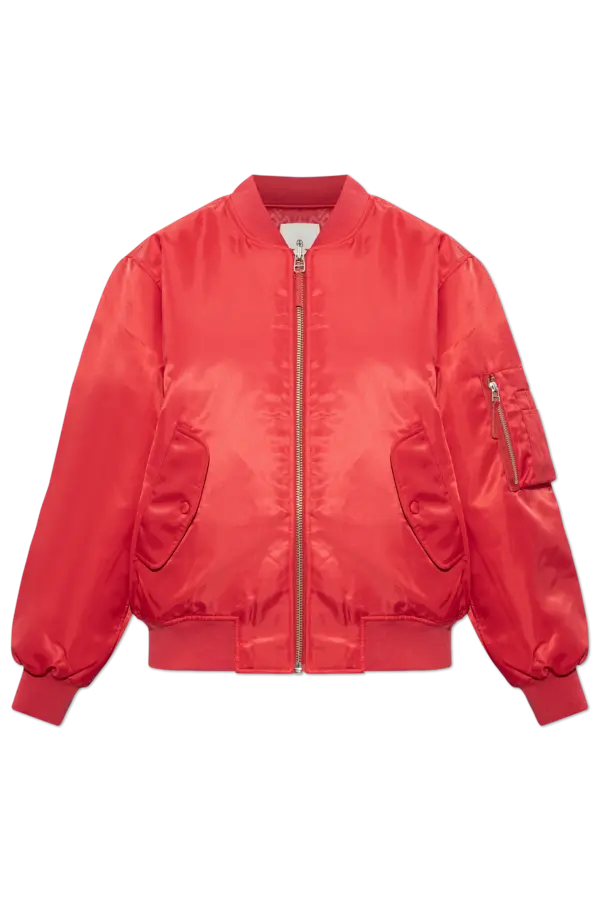 ANINE BING Leon" Bomber Jacket - Red