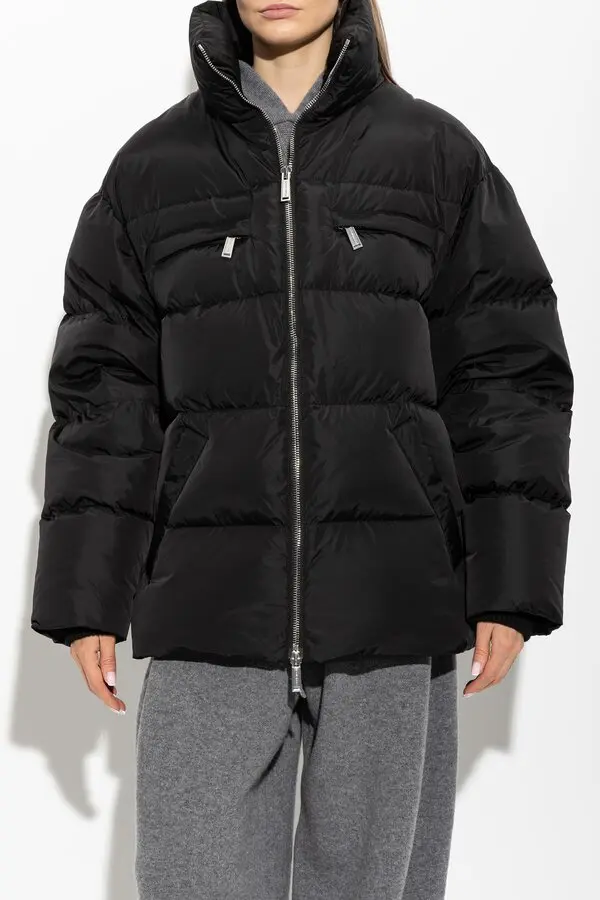 Dsquared2 Quilted Jacket With A Stand-up Collar