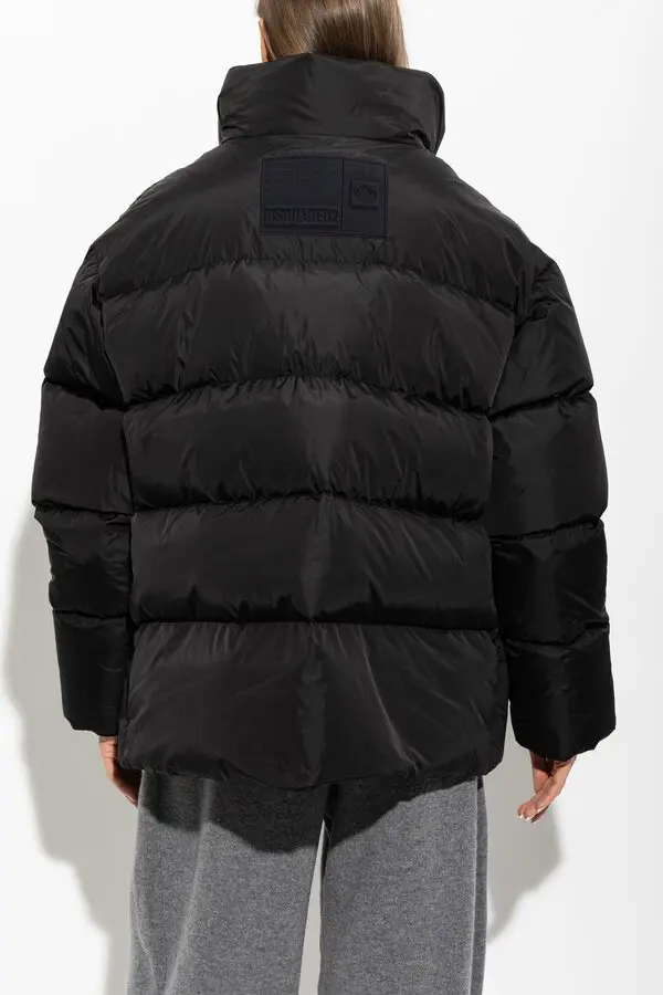 Dsquared2 Quilted Jacket With A Stand-up Collar