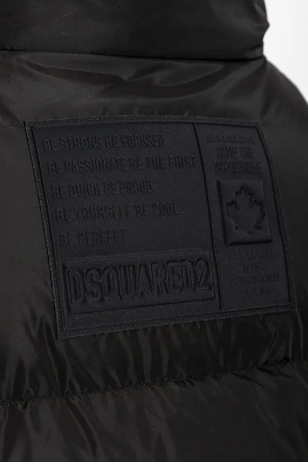 Dsquared2 Quilted Jacket With A Stand-up Collar