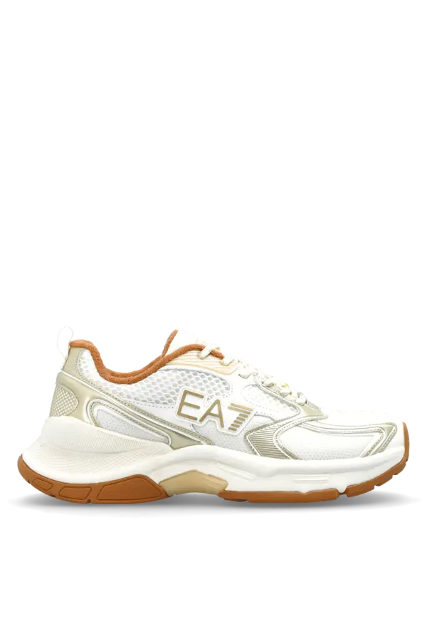EA7 Logo Sneakers - White