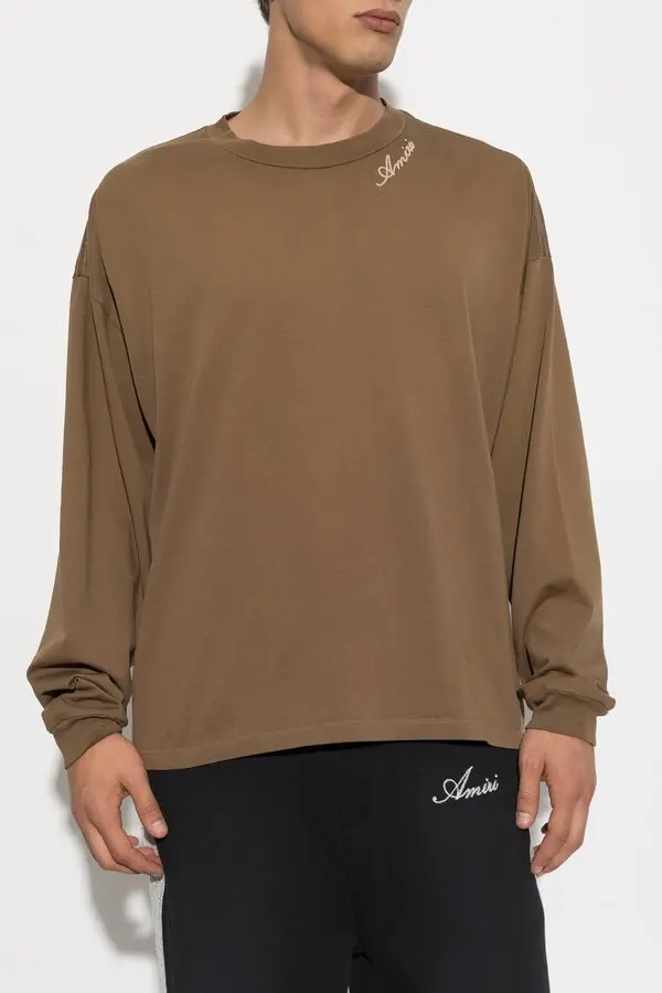 Amiri Long-sleeve T-shirt - Brown