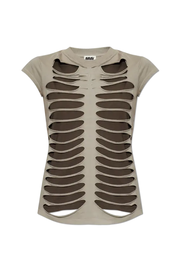 AVAVAV Top With Decorative Slits