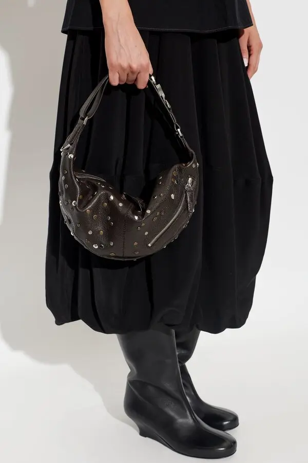 LEMAIRE Bag From The "quiver Clip Mini" Line With Studs