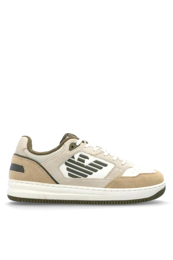 EA7 Logo Sneakers - Beige