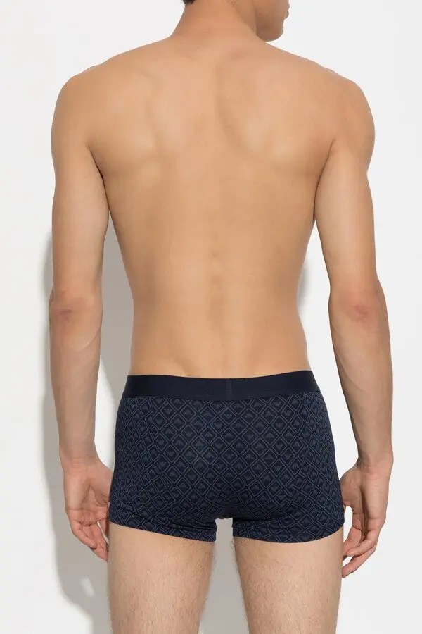 Emporio Armani Cotton Boxers With Monogram