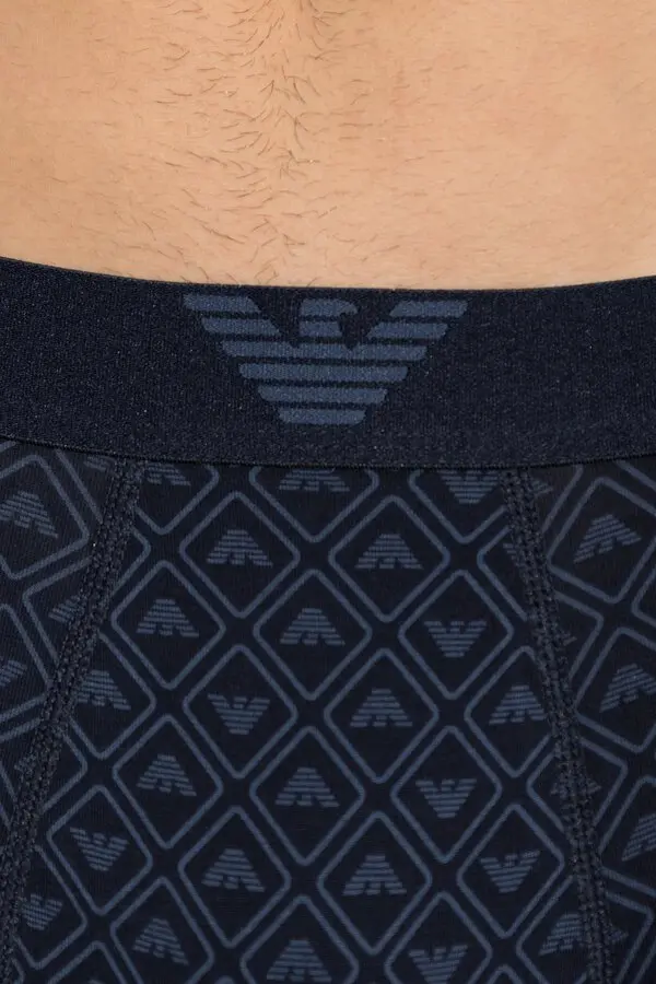 Emporio Armani Cotton Boxers With Monogram