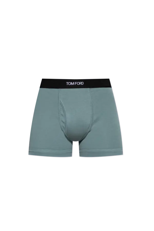 TOM FORD Boxers With Logo - Blue