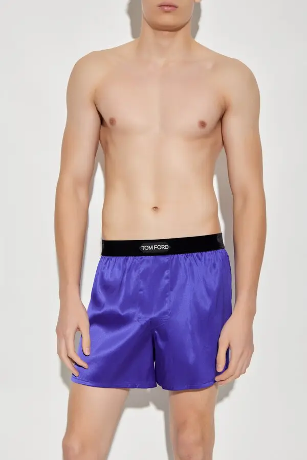 TOM FORD Silk Boxers - Purple