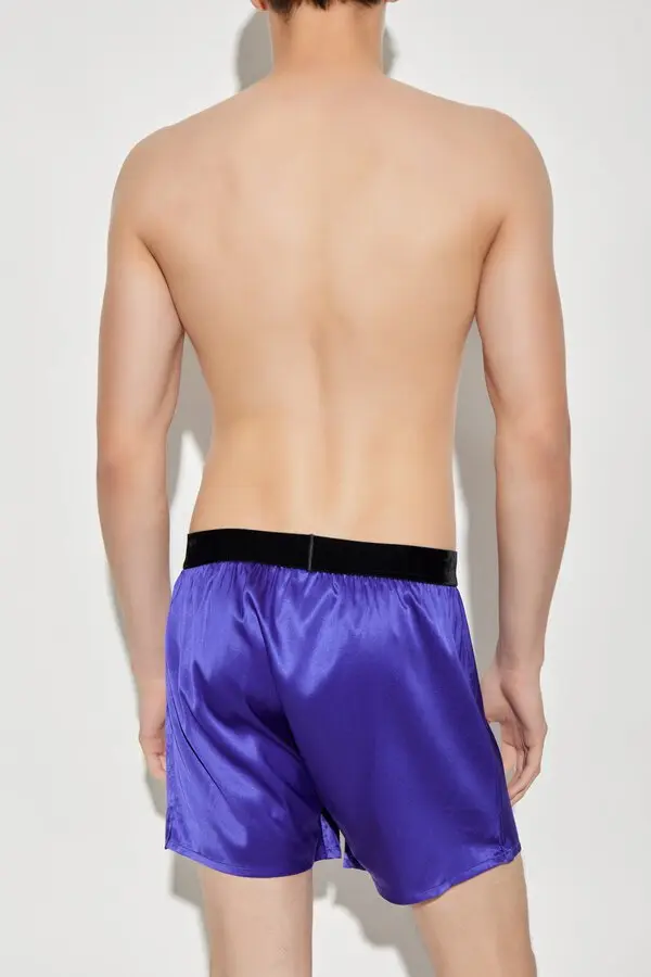 TOM FORD Silk Boxers - Purple