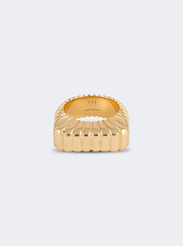IVI Gaia Signet Ring Gold