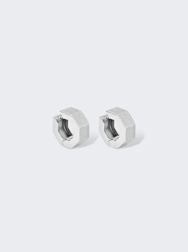 IVI Medium Aurelia Octagon Hoop Earrings