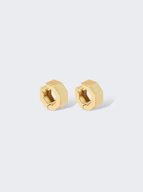 IVI Small Aurelia Octagon Hoop Earrings
