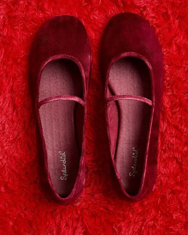 Splendid Bella Suede Ballet Flat - Wine