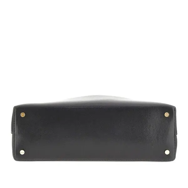 TOTEME T-lock' Leather Top-handle Bag - Black