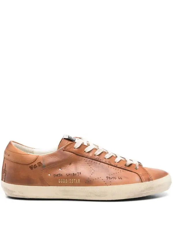GOLDEN GOOSE Super Star Leather Sneakers