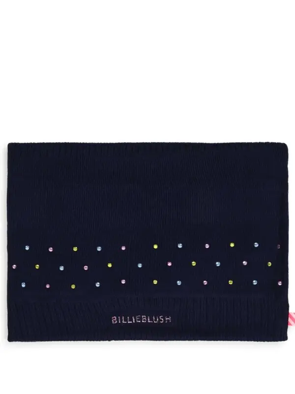 BILLIEBLUSH Beaded Knit Hat - Blue