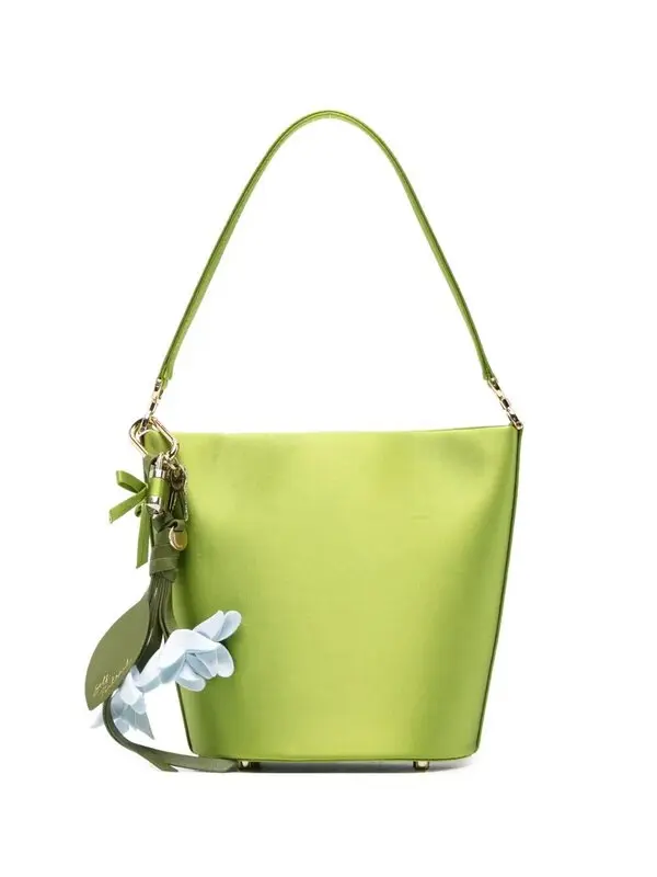 SELF-PORTRAIT Satin Bucket Bag