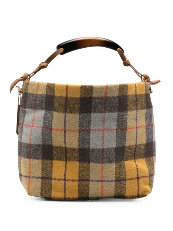 LA MILANESA Tartan Ada Handbag