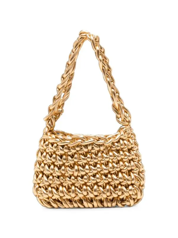MARIA CALDERARA Pouch Bag Glossy Gold - Metallic