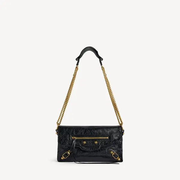 Balenciaga Le City Clutch With Chain