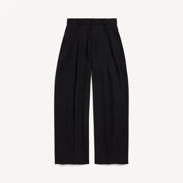 Balenciaga Relaxed Curve Pants - Black