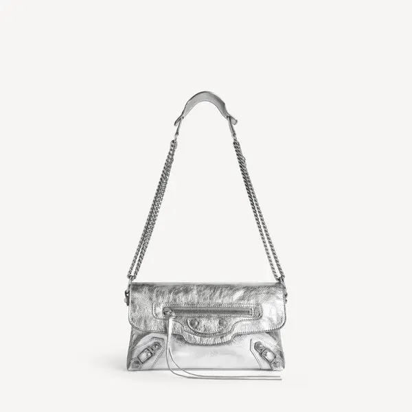 Balenciaga Le City Clutch With Chain