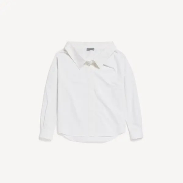 Balenciaga Oversized Stola Shirt - White