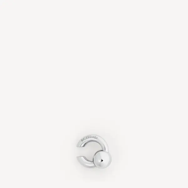 Balenciaga Atom Ear Cuff - Silver