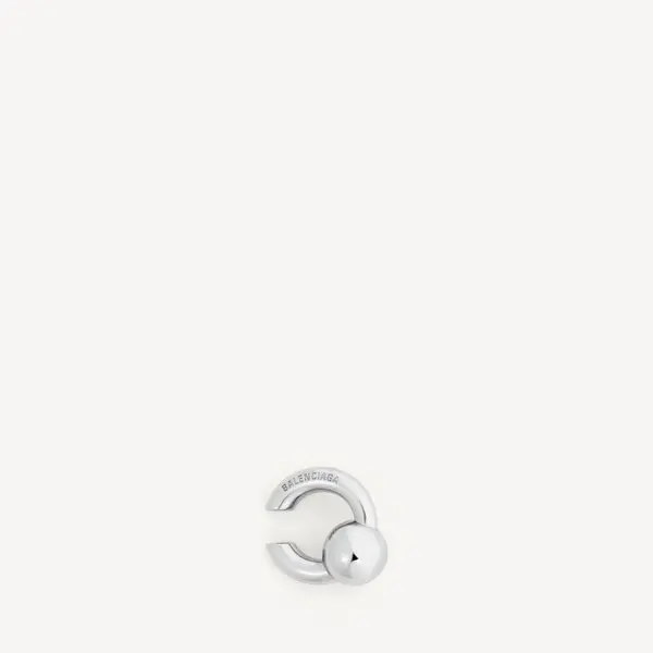 Balenciaga Atom Ear Cuff - Silver
