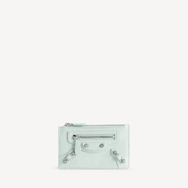 Balenciaga Le City Long Coin And Card Holder - Green