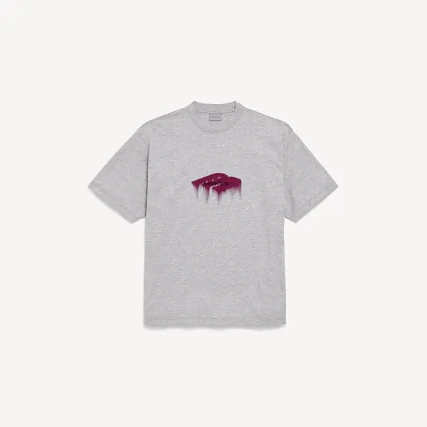 Balenciaga Wet Brush Medium Fit T-shirt - Grey