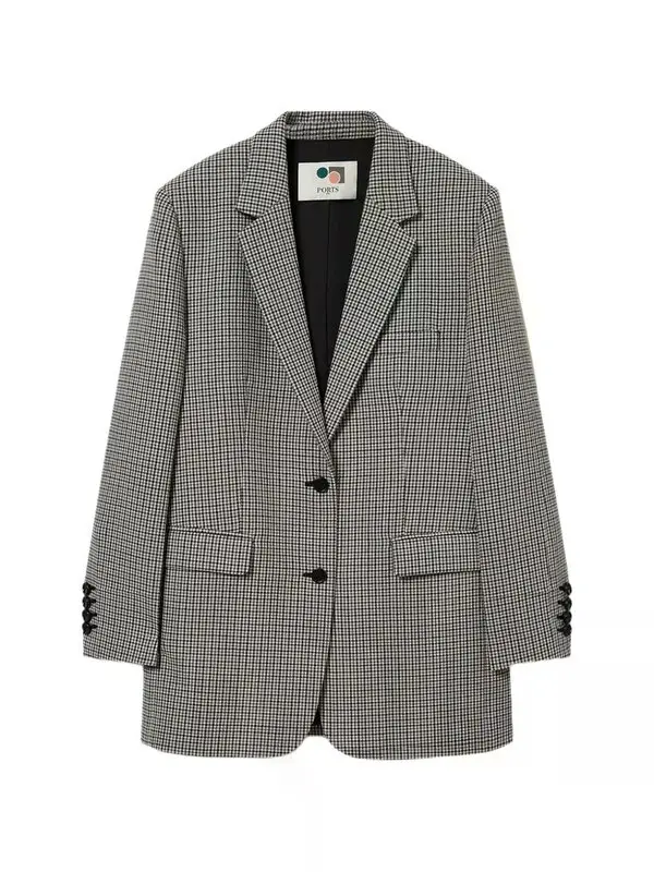 Ports 1961 Check Wool Blazer