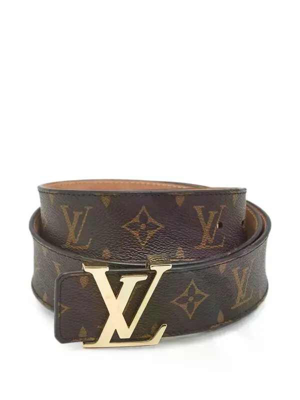 LOUIS VUITTON Monogram Initiales Belt