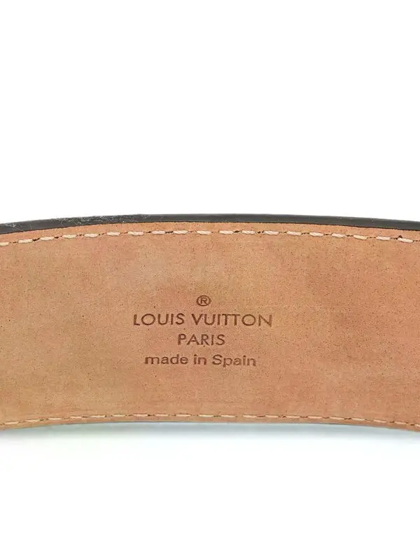 LOUIS VUITTON Monogram Initiales Belt