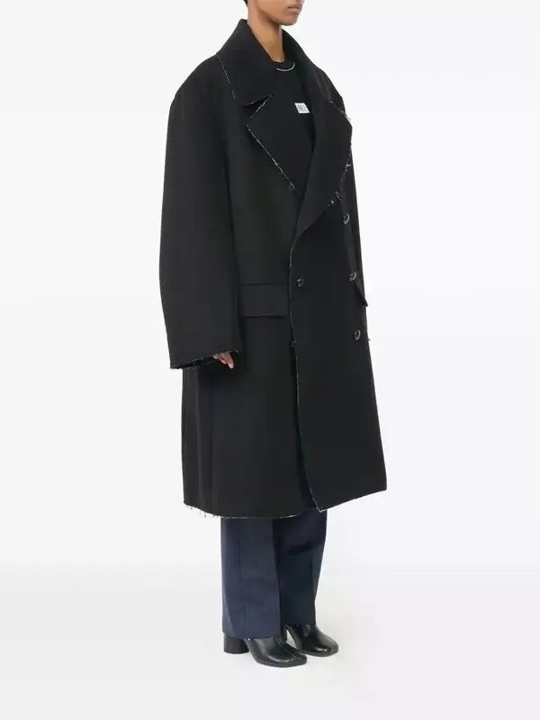 MAISON MARGIELA Raw-edge Wool Coat