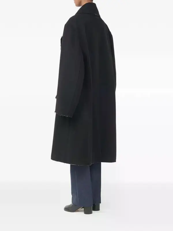 MAISON MARGIELA Raw-edge Wool Coat