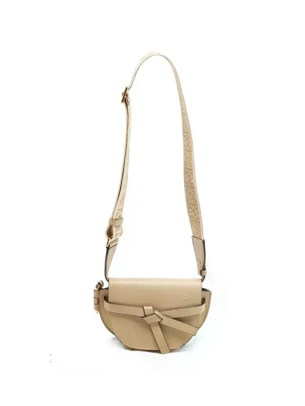 Loewe Mini Gate Cross Body Bag - Neutrals