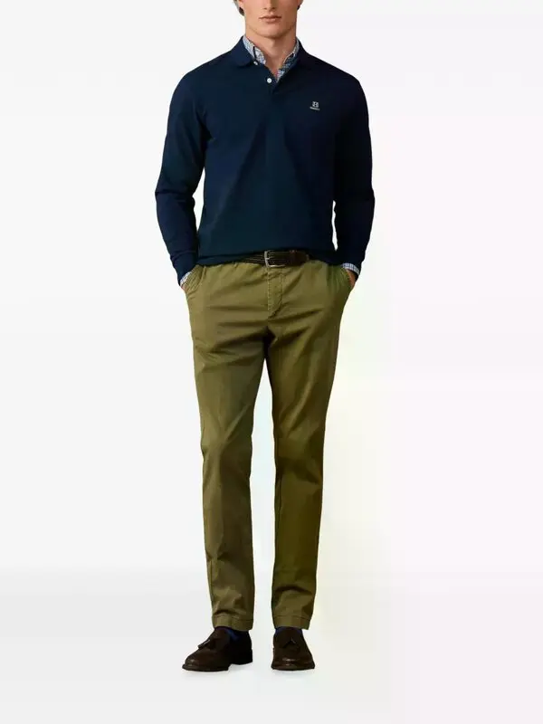 HACKETT LONDON Heritage Long-sleeve Polo Shirt