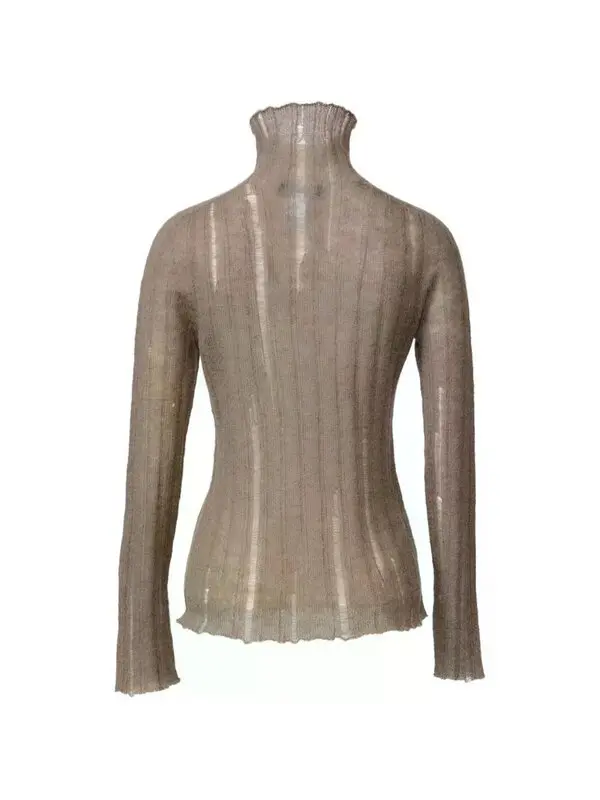 Fabiana Filippi Distressed Roll-neck Sweater