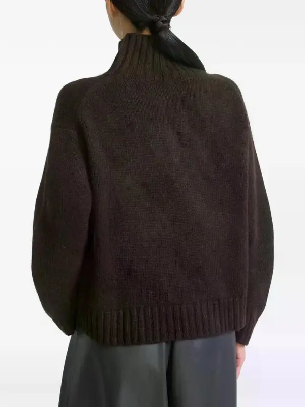 YVES SALOMON Funnel-neck Cashmere Sweater